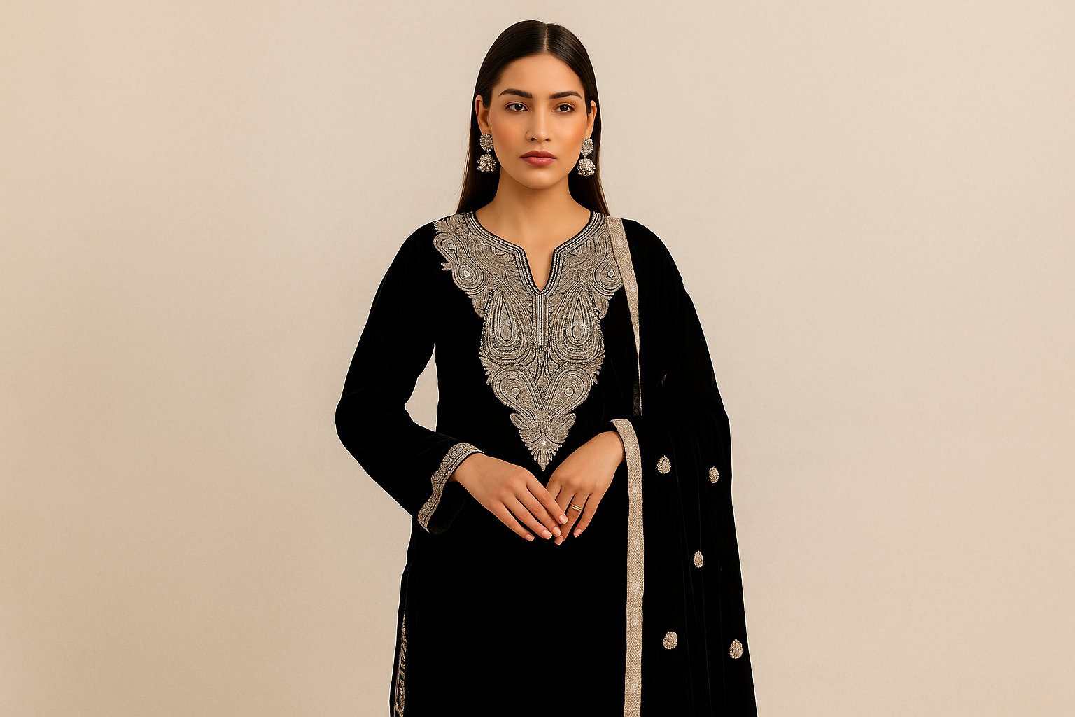 Tilla Embroidery of Kashmir | Heritage & Handcrafted Tilla Pherans ...